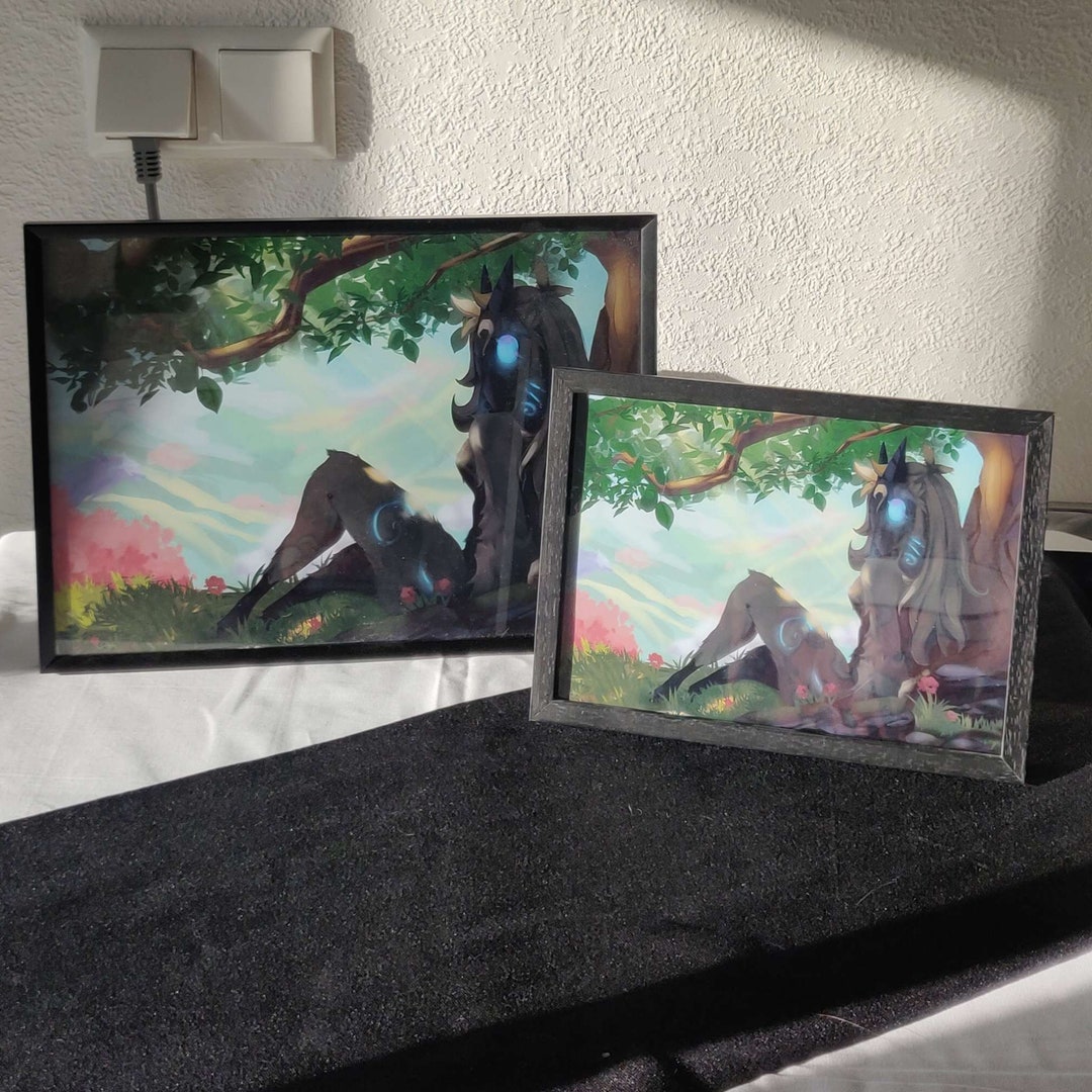 Kindred Fan Splash Art From League of Legends A4/A5 Print - Etsy