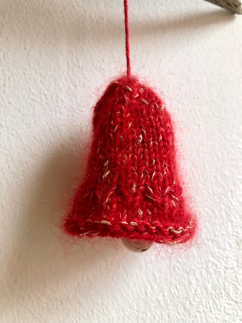 Knitting Pattern Christmas Bell (digital Pdf, EN DE NL) - Etsy