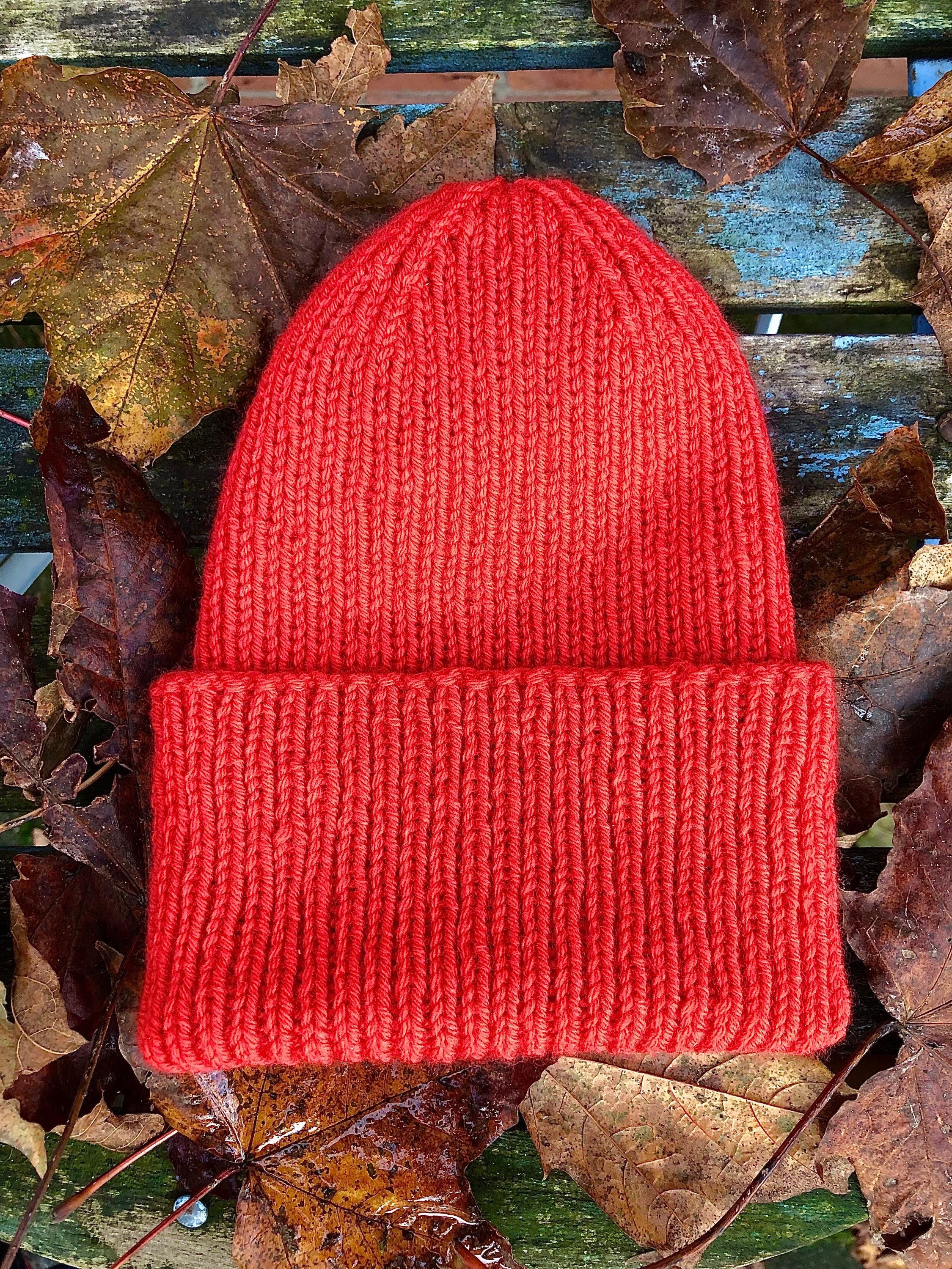 My Basic Hat Knitting Pattern EN DE NL (junior & Adult Size) - Etsy