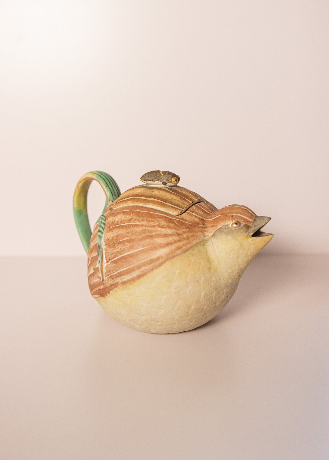 Vintage 1940s Quail Bird Teapot With Firefly Antique - Etsy