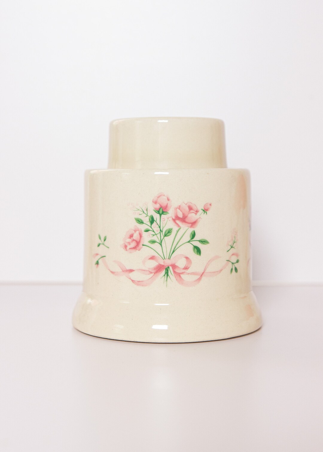 Vintage Pink Bows and Ribbons Coquette Candle Stand - Etsy