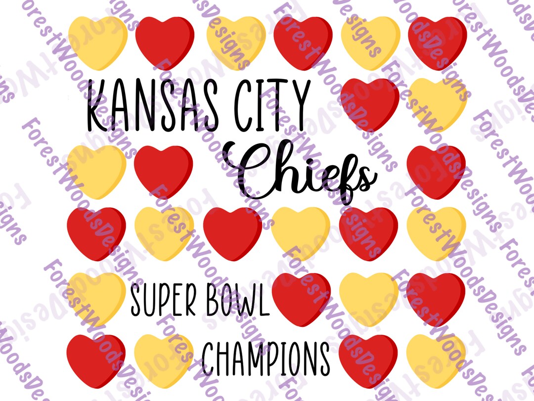 Super Bowl Valentines Chiefs PNG - Etsy