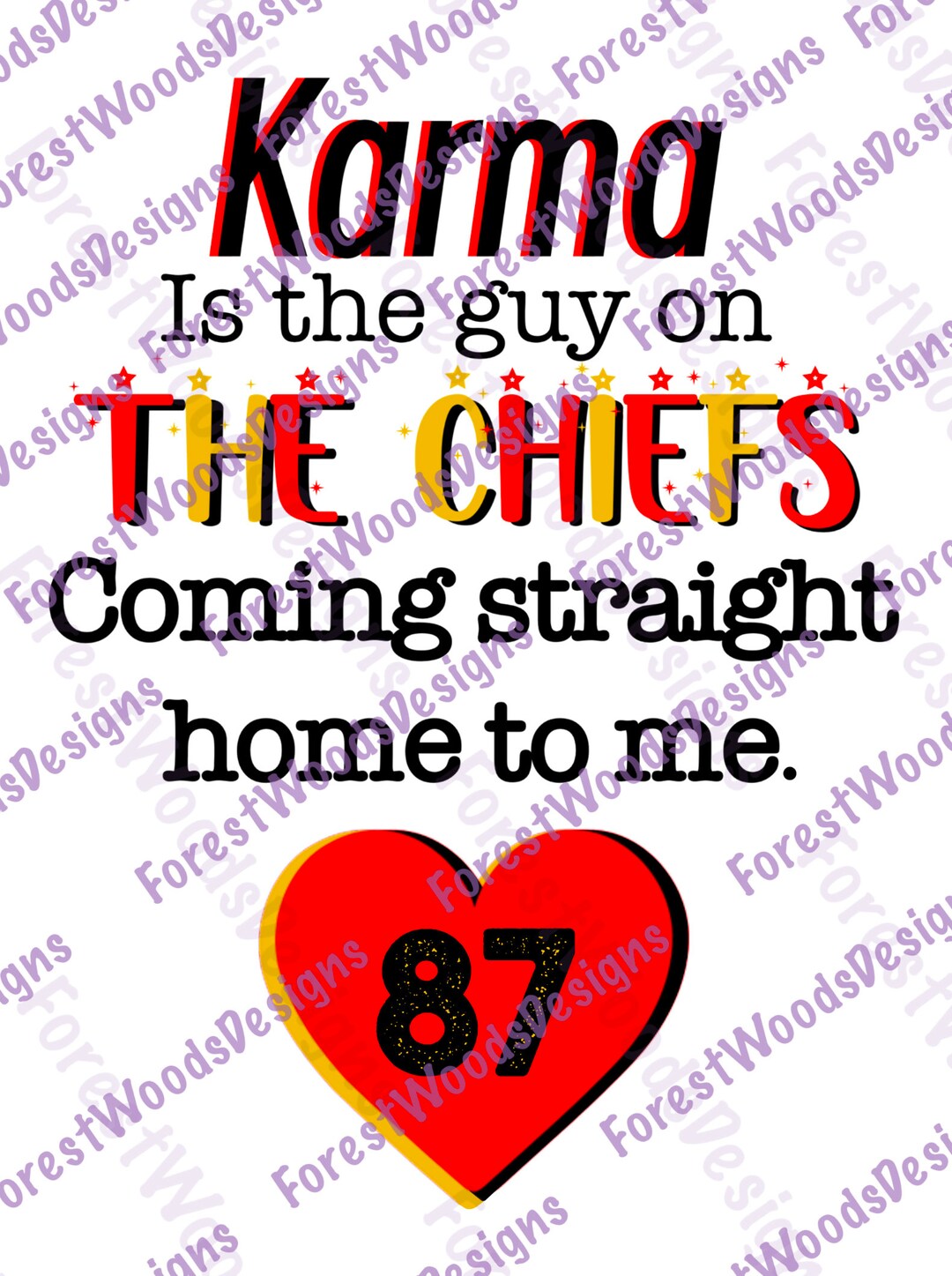 Karma 87 Chiefs PNG Digital Download - Etsy