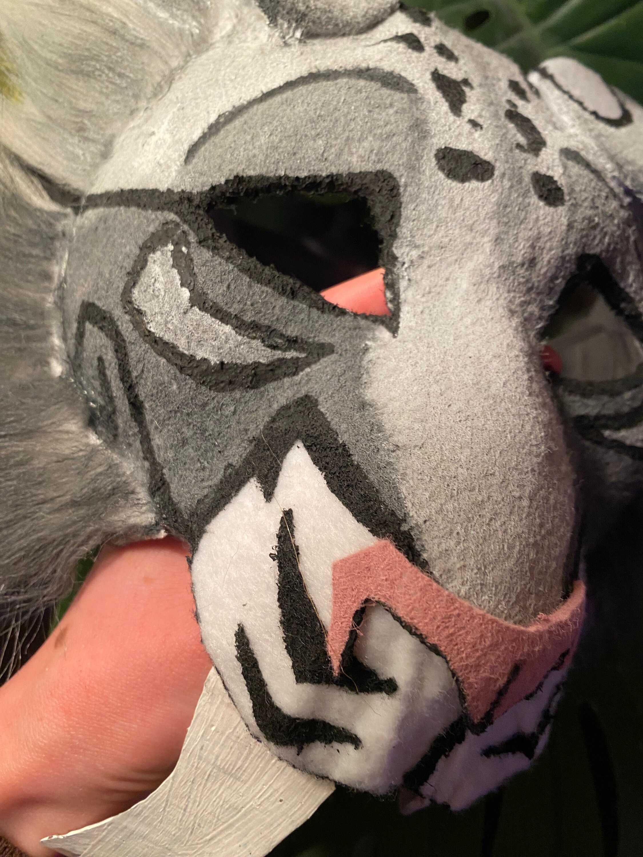 Saber Tooth Mask - Etsy