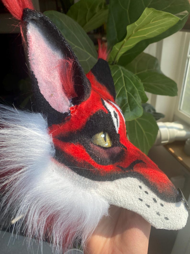Red Fox Mask - Etsy