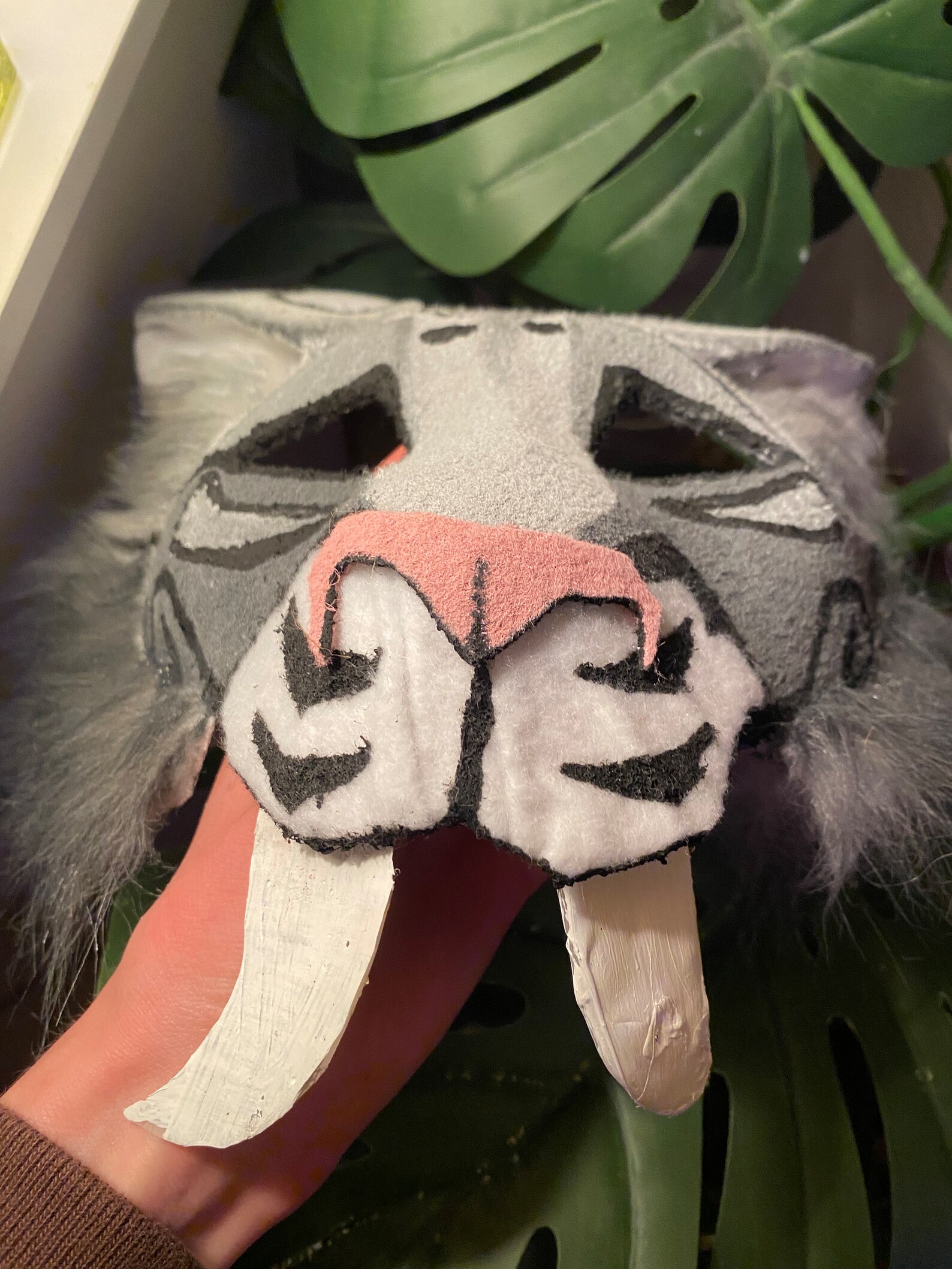 Saber Tooth Mask - Etsy