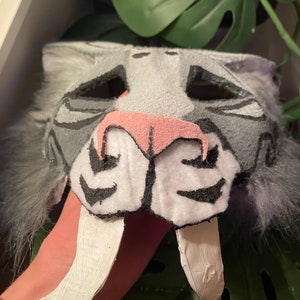 Saber Tooth Mask - Etsy
