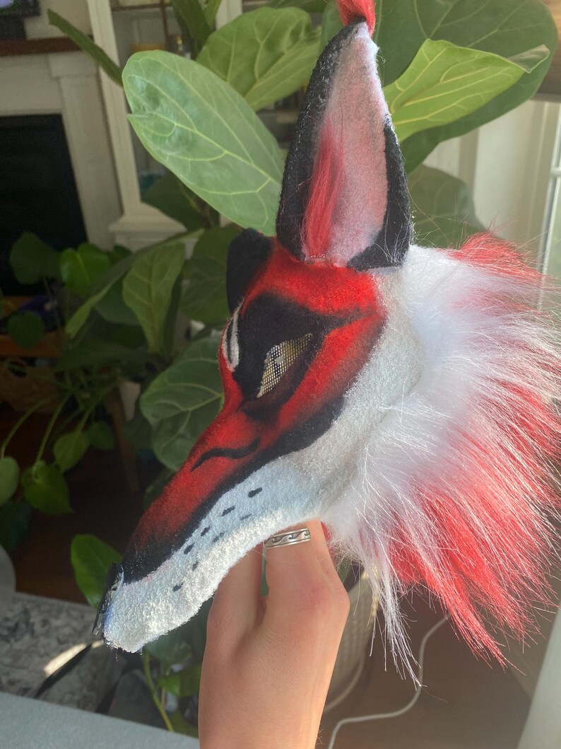 Red Fox Mask - Etsy