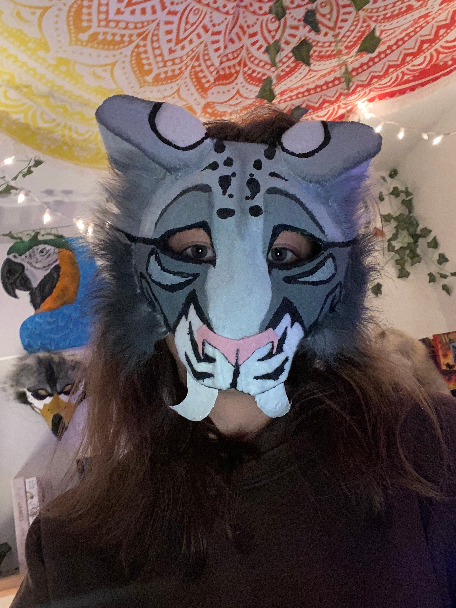 Saber Tooth Mask - Etsy