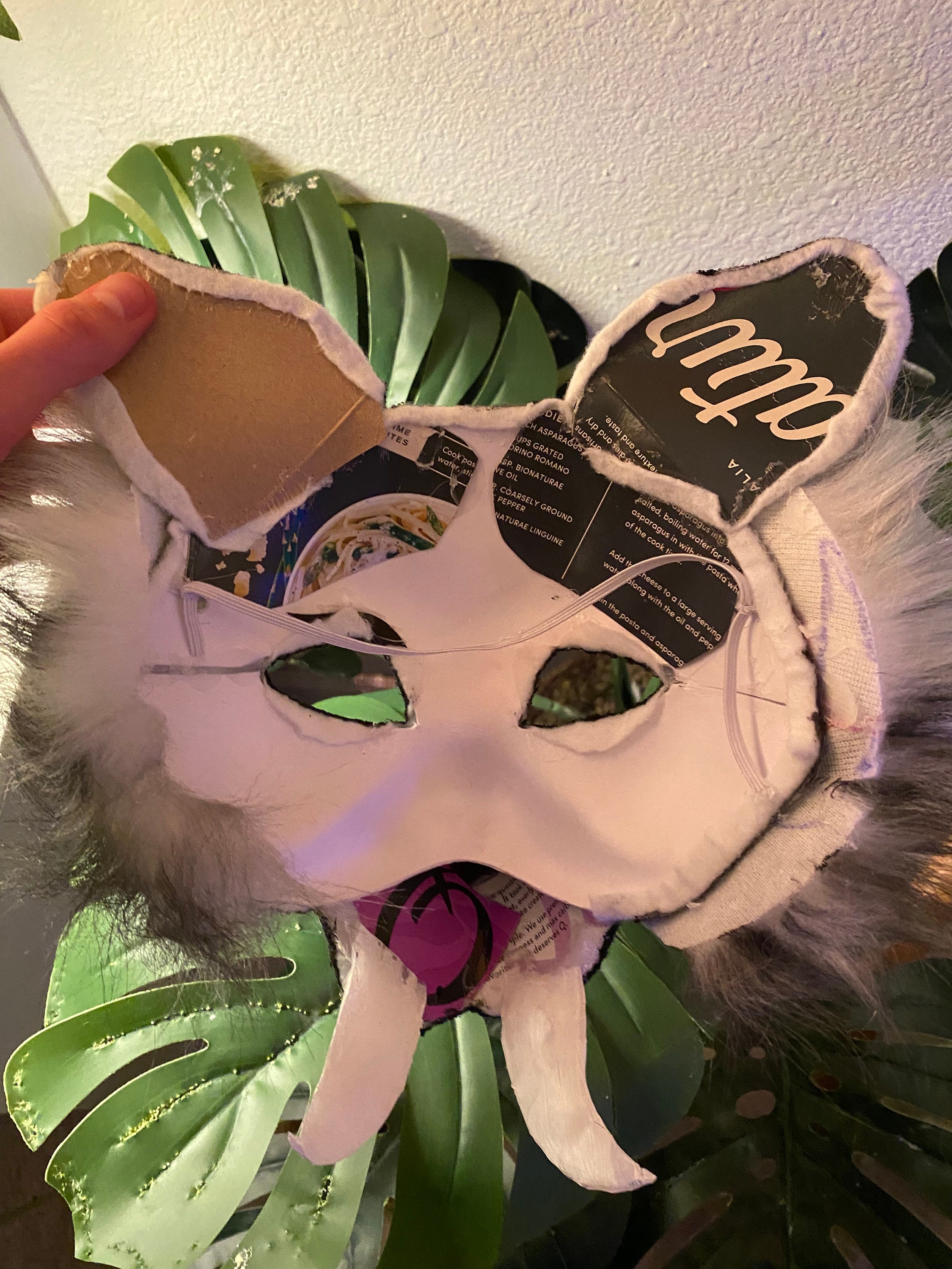 Saber Tooth Mask - Etsy