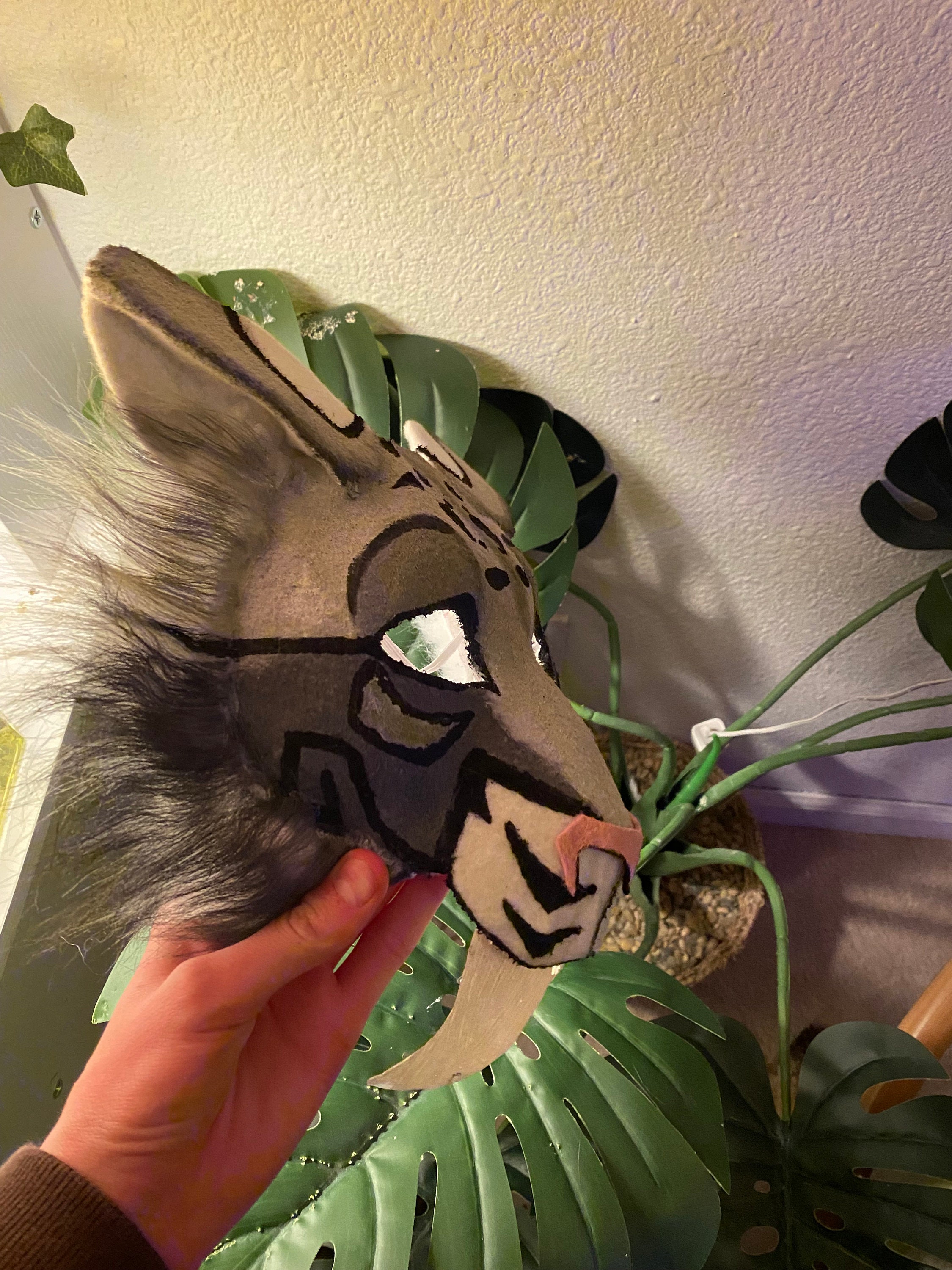 Saber Tooth Mask - Etsy