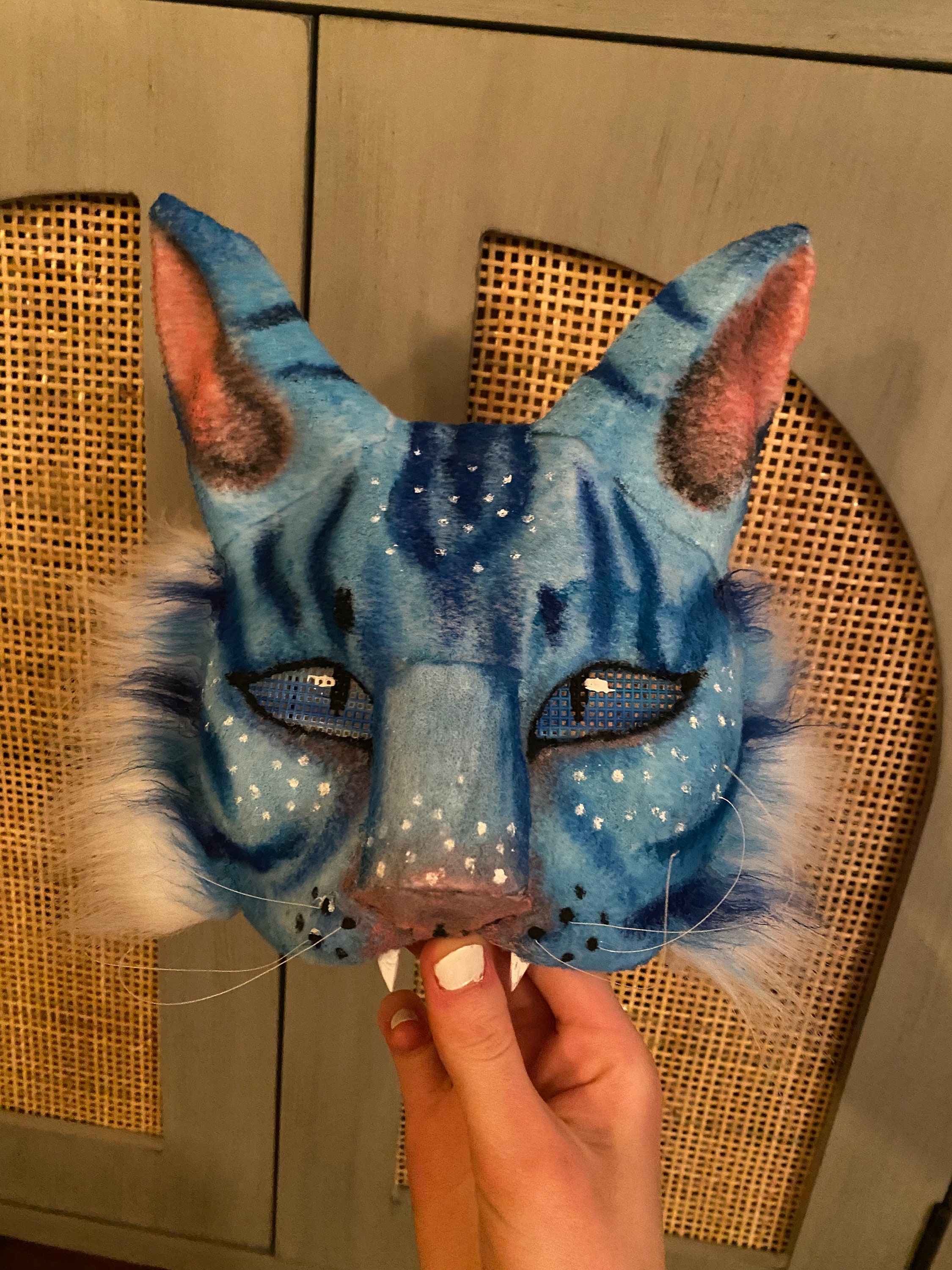 Avatar Cat Mask - Etsy