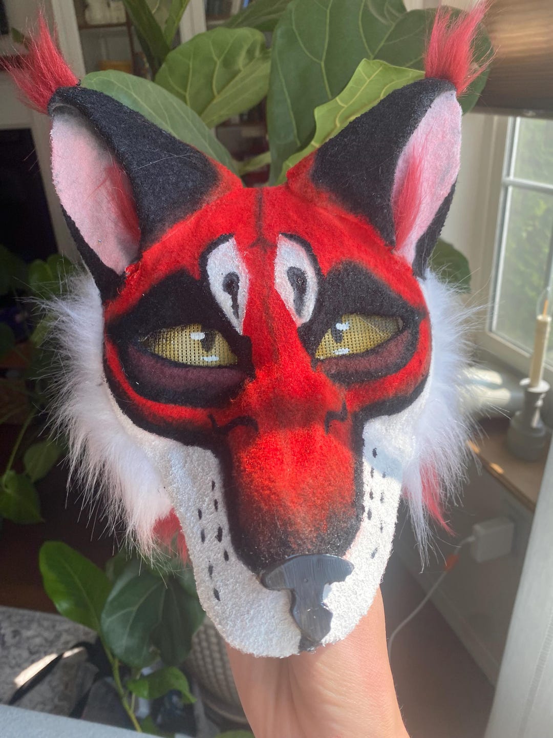 Red Fox Mask - Etsy