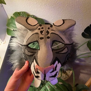 Saber Tooth Mask - Etsy