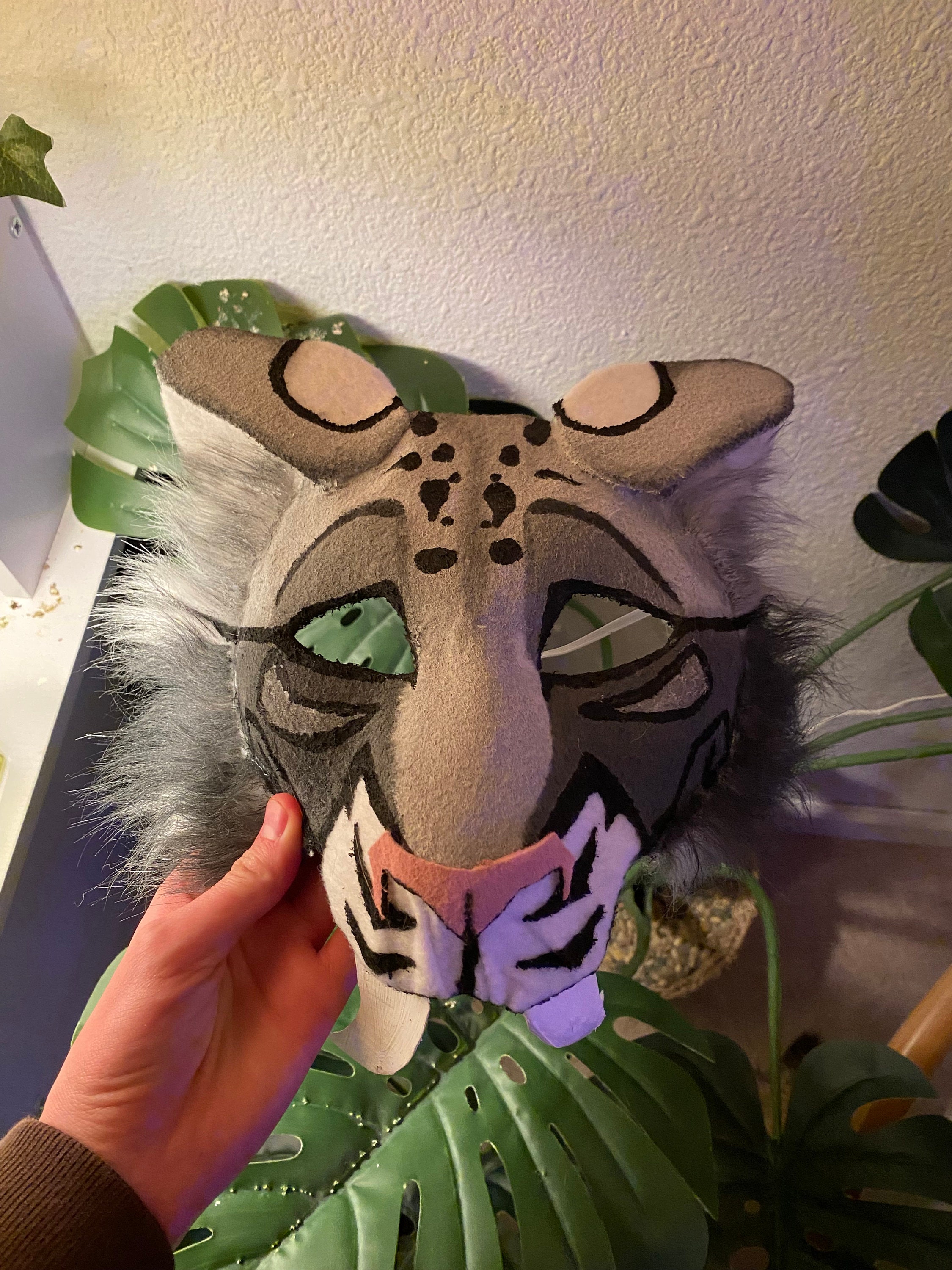 Saber Tooth Mask - Etsy