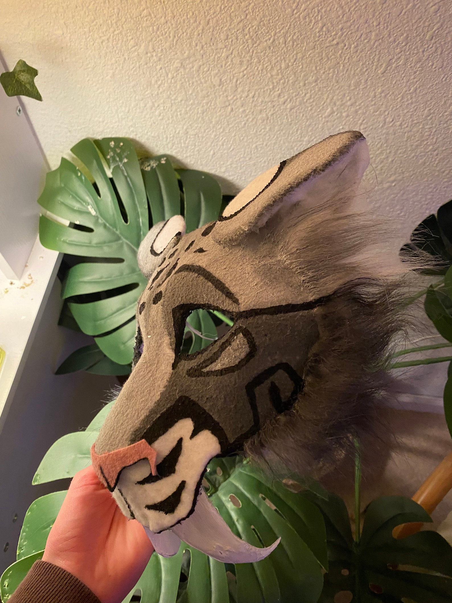 Saber Tooth Mask - Etsy