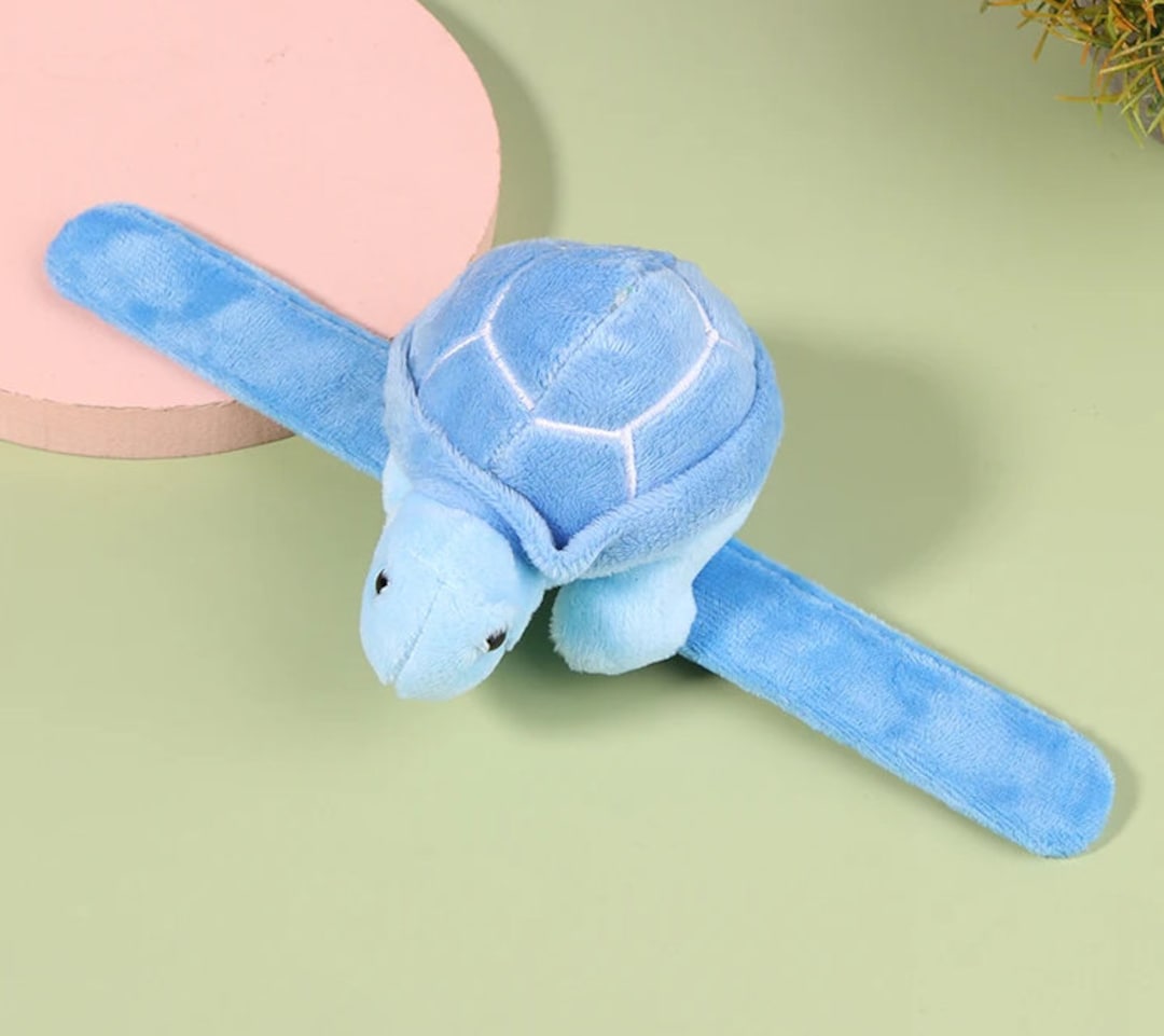 Lovely Cartoon Tortoise Doll Turtle Slap Bracelet Slap Rings Slap Band ...