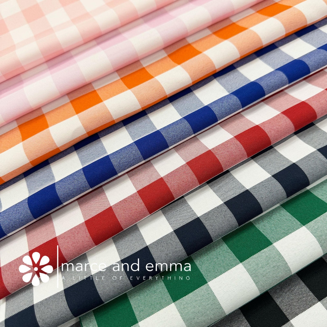 Farmhouse Gingham Tablecloth Wide Width Picnic Blanket Country Style ...