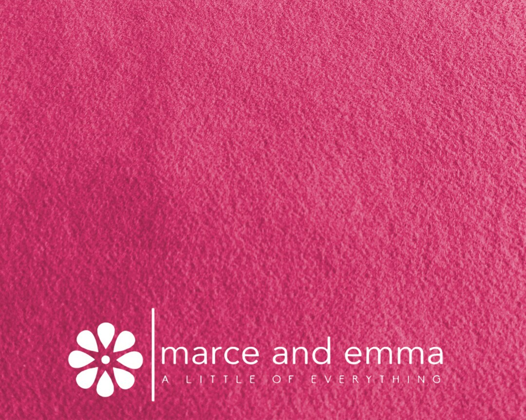 Fuchsia Acrylic Felt for Craft Projects Fuchsia Felt for Sewing ...