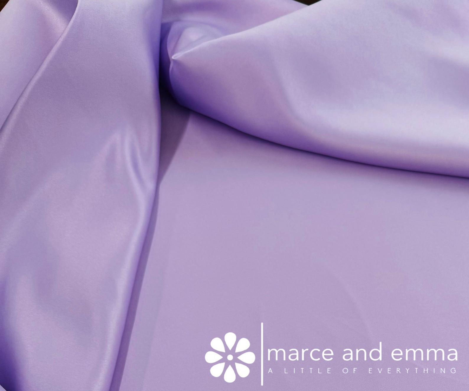 Lavender Smooth Bridal Satin by the Yard Dull Satin Bridal Dress Matte ...