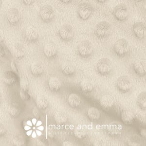 Dark Yellow Dot Minky Fabric by the Yard Smooth Minkie Fabric for Baby ...