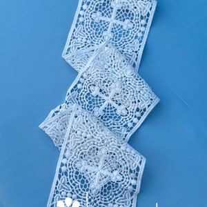 Liturgical Lace Trim With Cross Catholic Altar Lace Décor Prayer Table ...