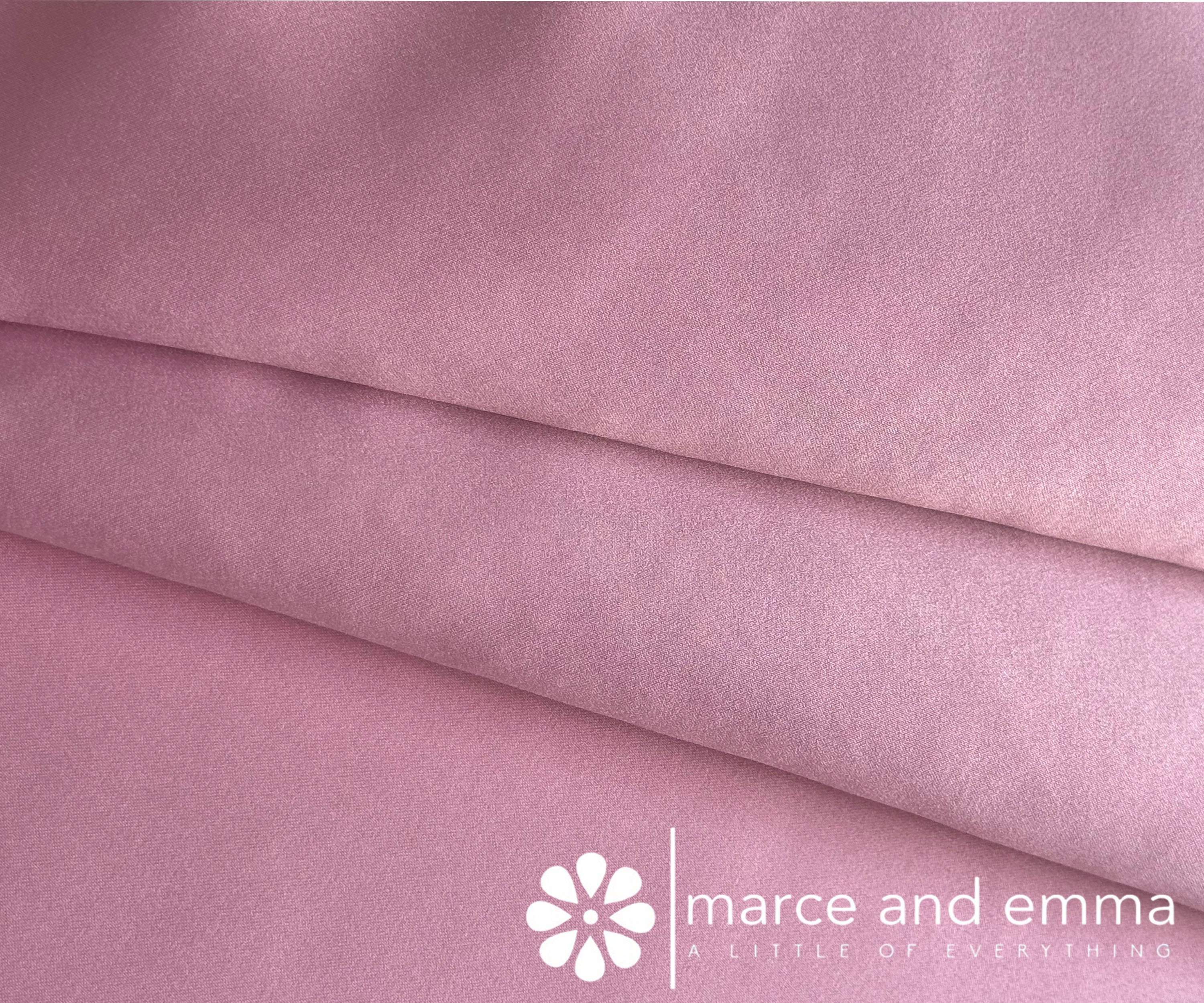 Dusty Rose Smooth Bridal Satin by the Yard Dull Satin Bridal Dress ...