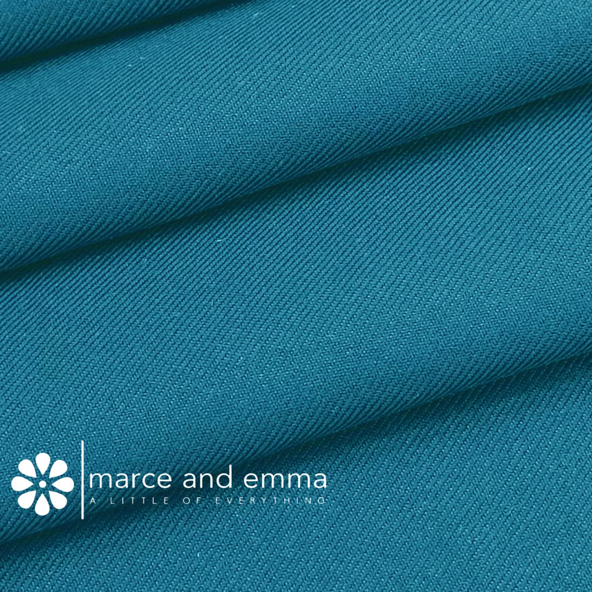 Teal Gabardine Fabric for Suit Polyester Gabardine by the Yard Teal ...