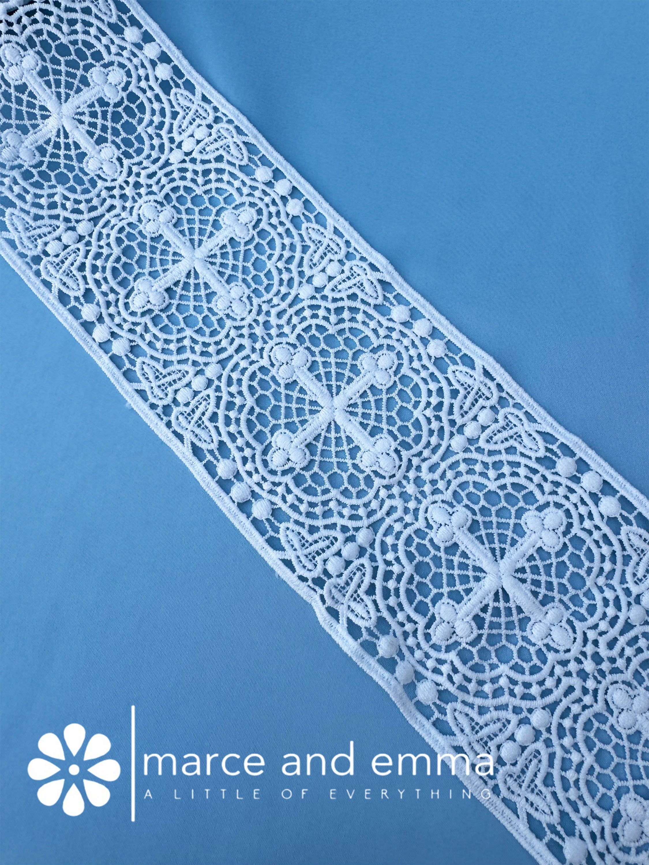 Liturgical Lace Trim With Cross Catholic Altar Lace Décor Prayer Table ...