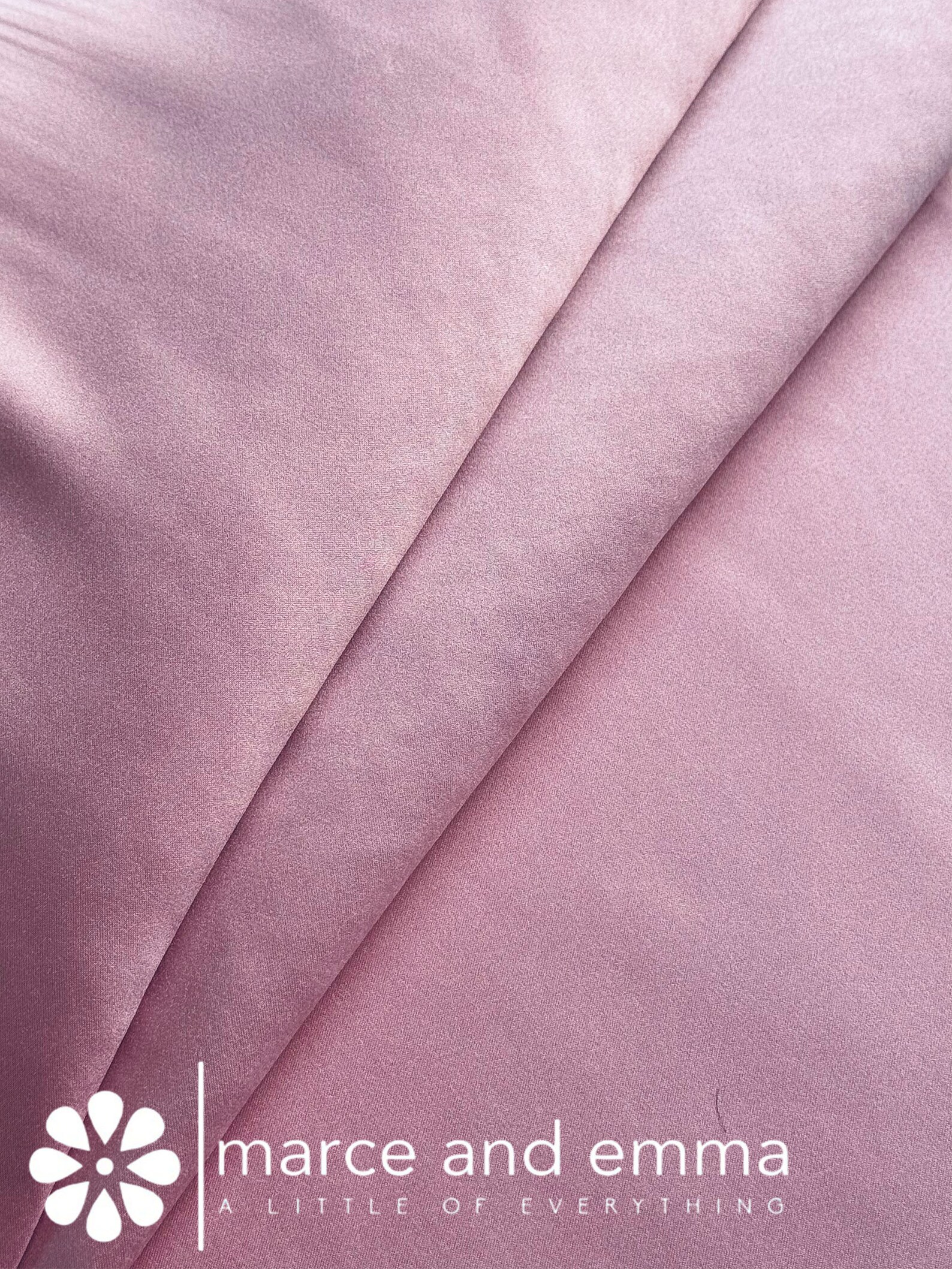 Dusty Rose Smooth Bridal Satin by the Yard Dull Satin Bridal Dress ...