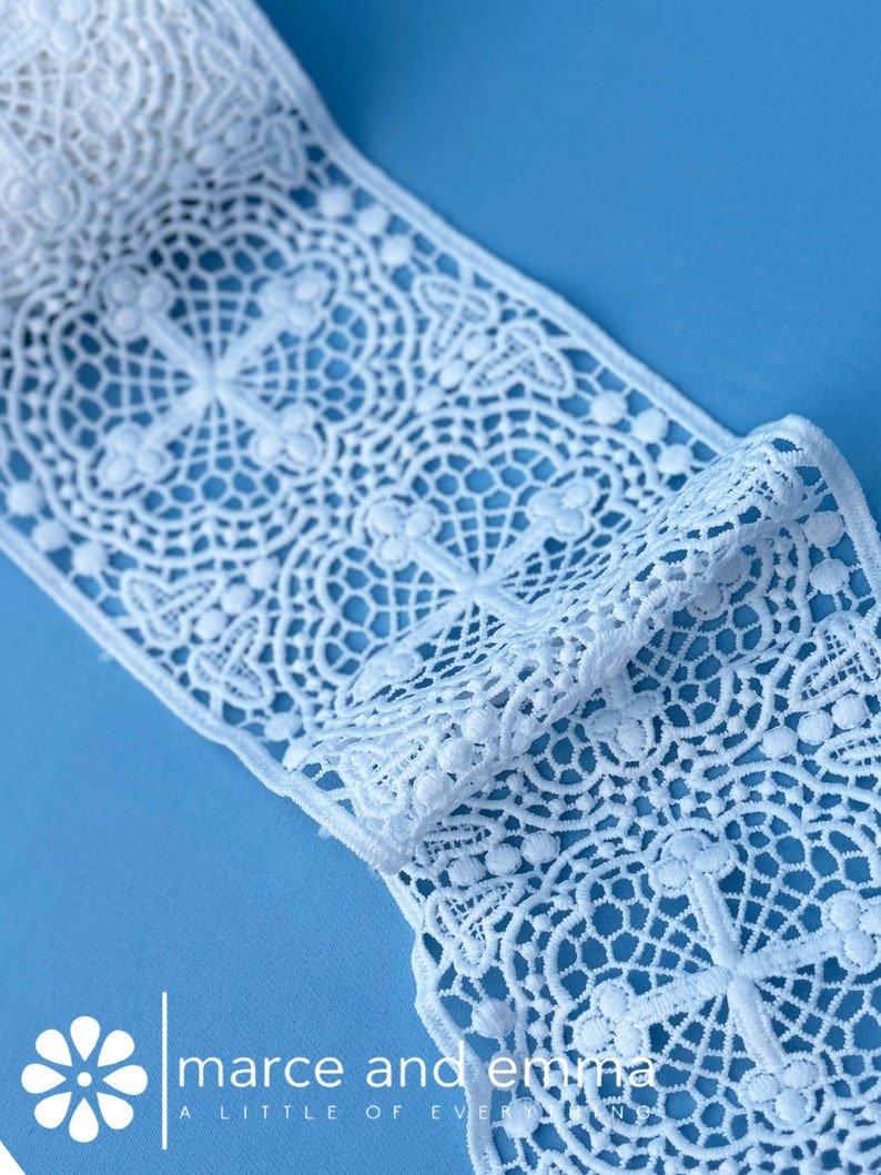 Liturgical Lace Trim With Cross Catholic Altar Lace Décor Prayer Table ...