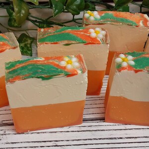 Sweet ORANGE Soap Bars. Handmade Coldprocessed Soap. Artisan Soap. - Etsy