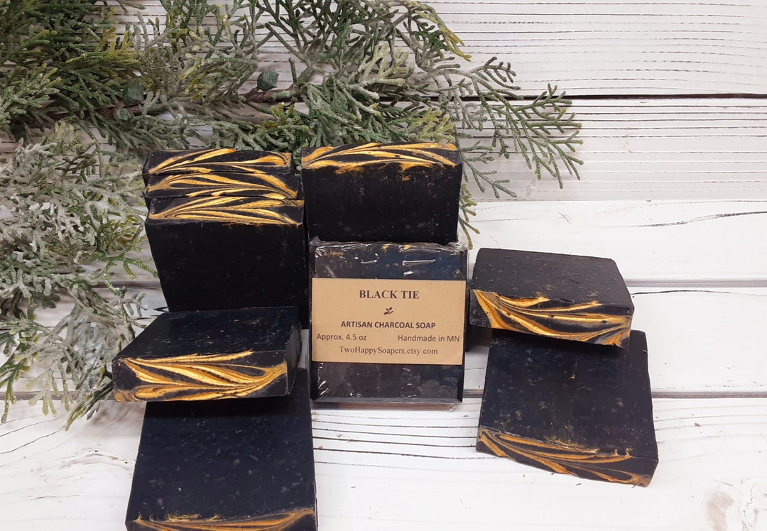 Black Tie Natural Soap for Men. Handmade Coldprocessed, Artisan Soap ...