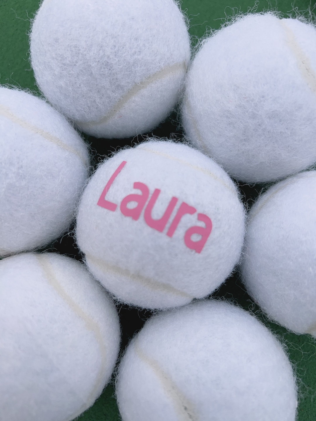 Personalized Pastel Tennis Balls , Custom Tennis Balls for Tennis Gifts ...
