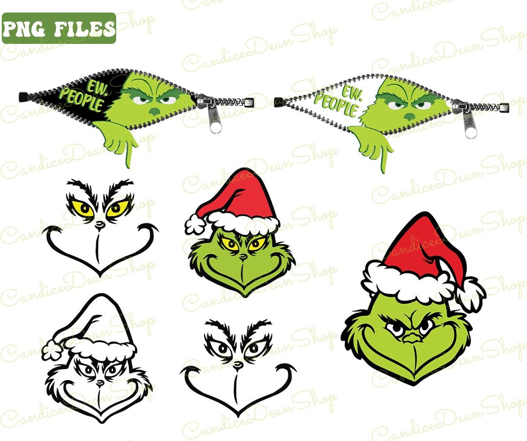 Ew People Png Grinch Face Png Grinchy Face Png Grinch Png - Etsy