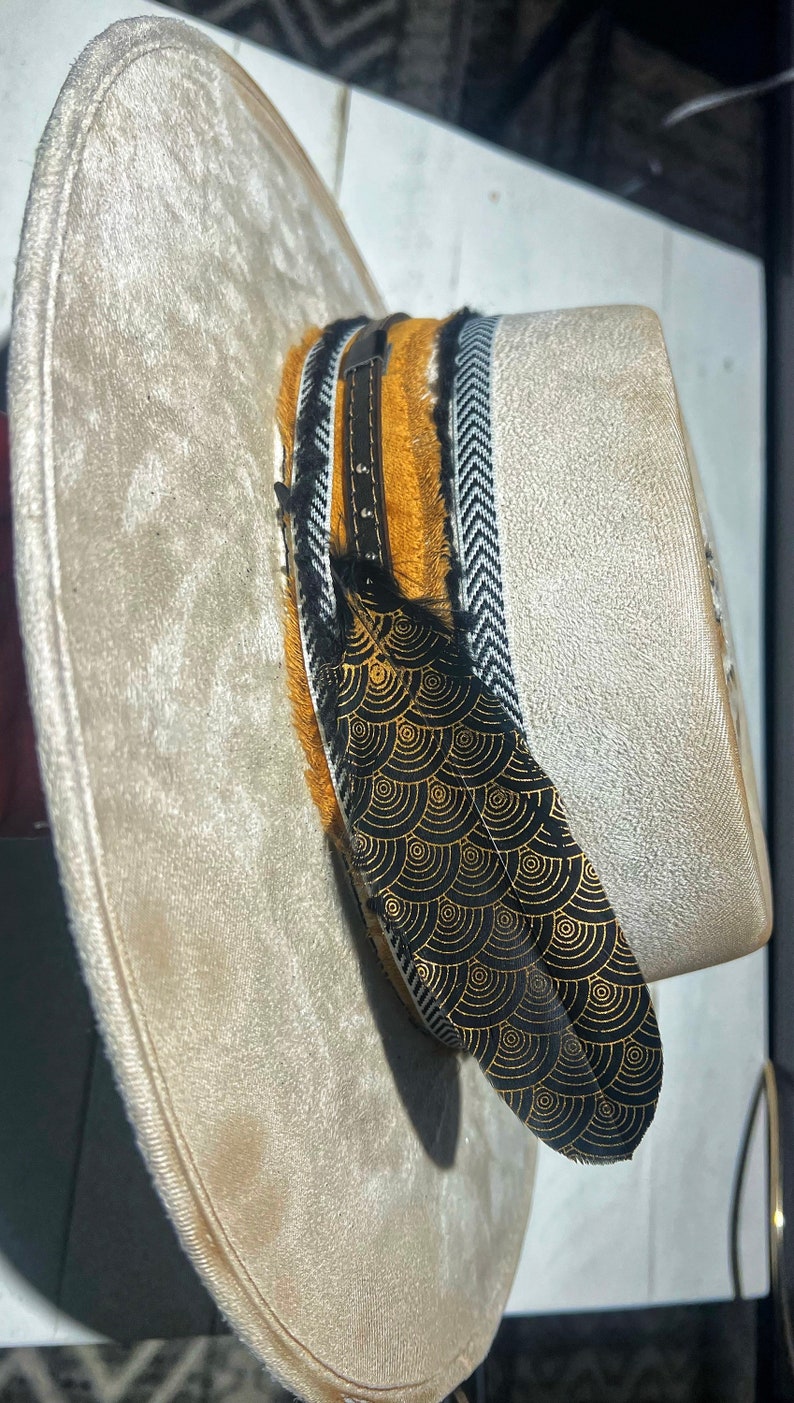 Custom Cowboy Hat eye of the Tiger - Etsy UK