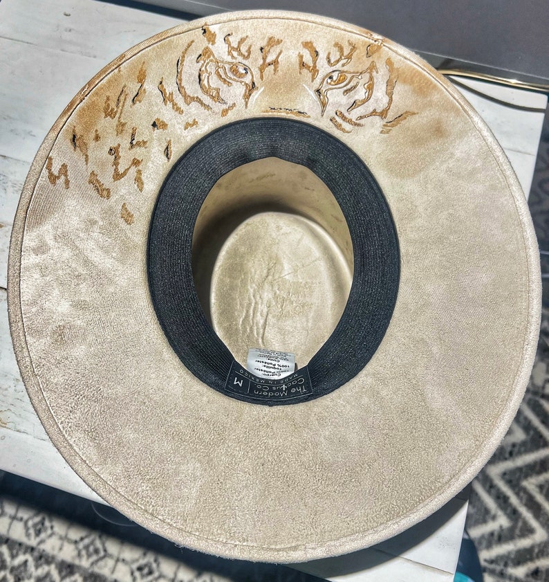 Custom Cowboy Hat eye of the Tiger - Etsy