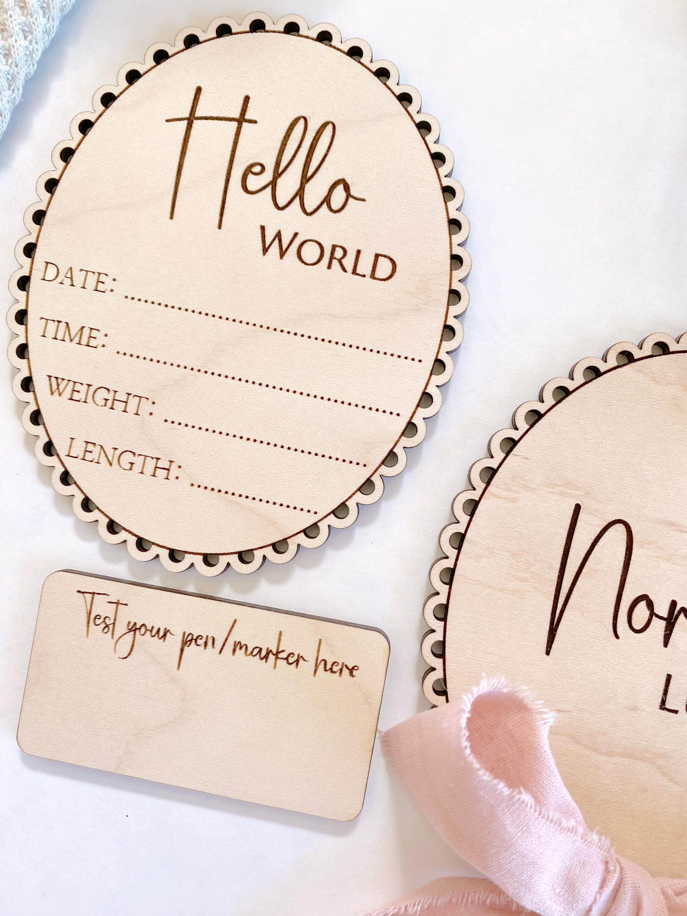 Baby Name Sign, Birth Stats Sign, Baby Name Announcement, Hospital Name ...