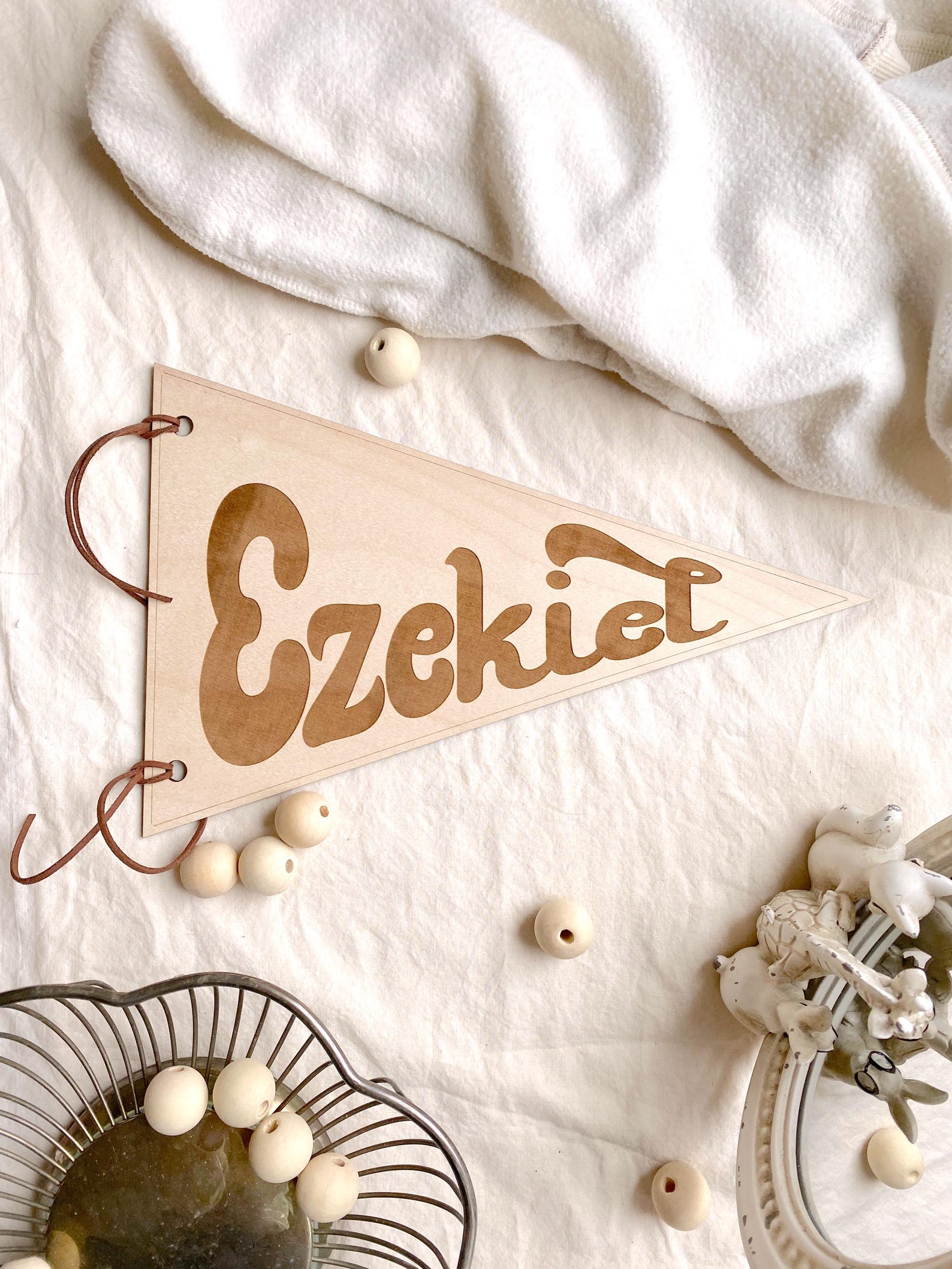 Custom Name Pennant, Wooden Name Sign, Gifts for Baby, Pennant Banner ...