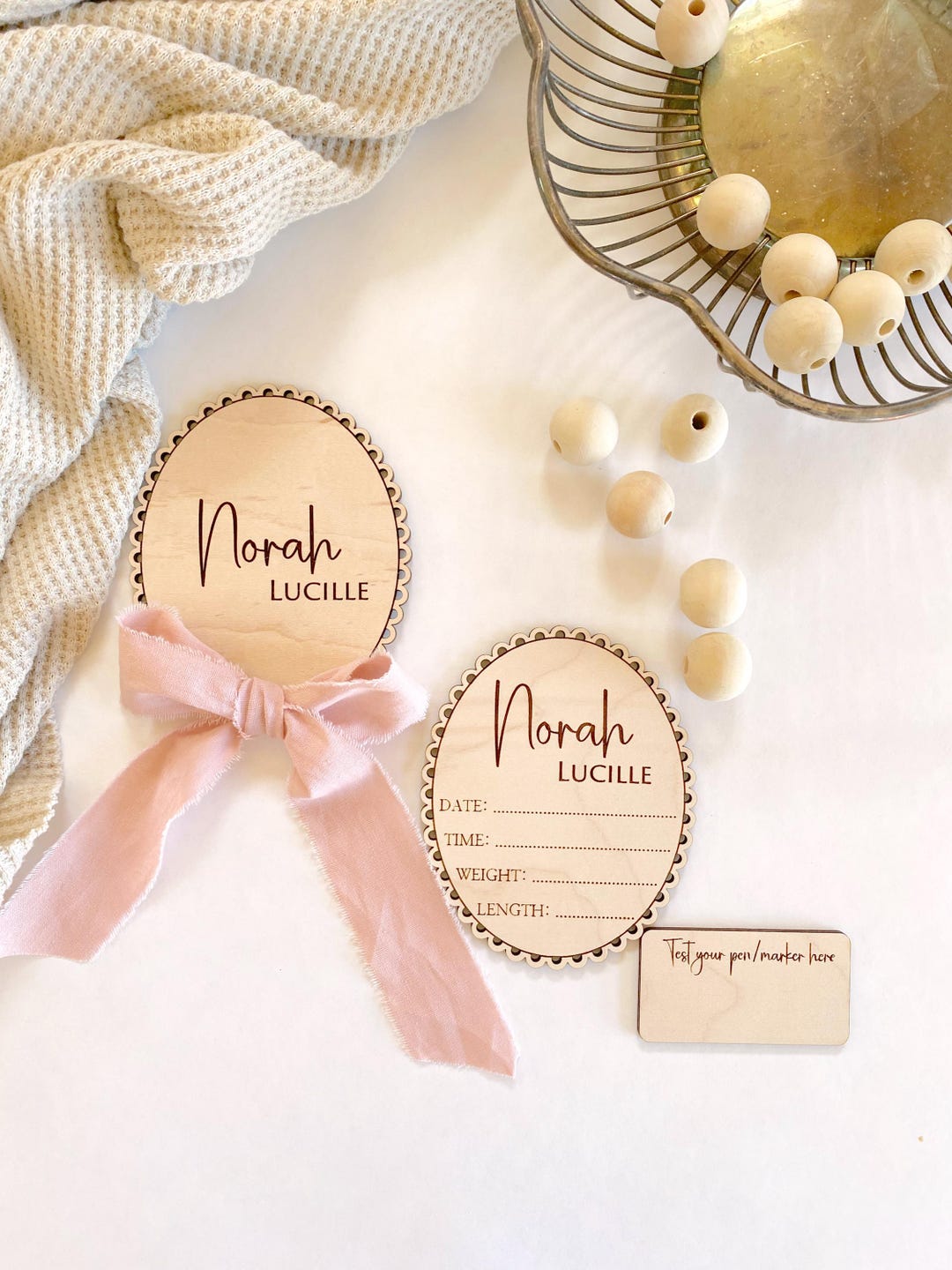 Baby Name Sign, Birth Stats Sign, Baby Name Announcement, Hospital Name ...