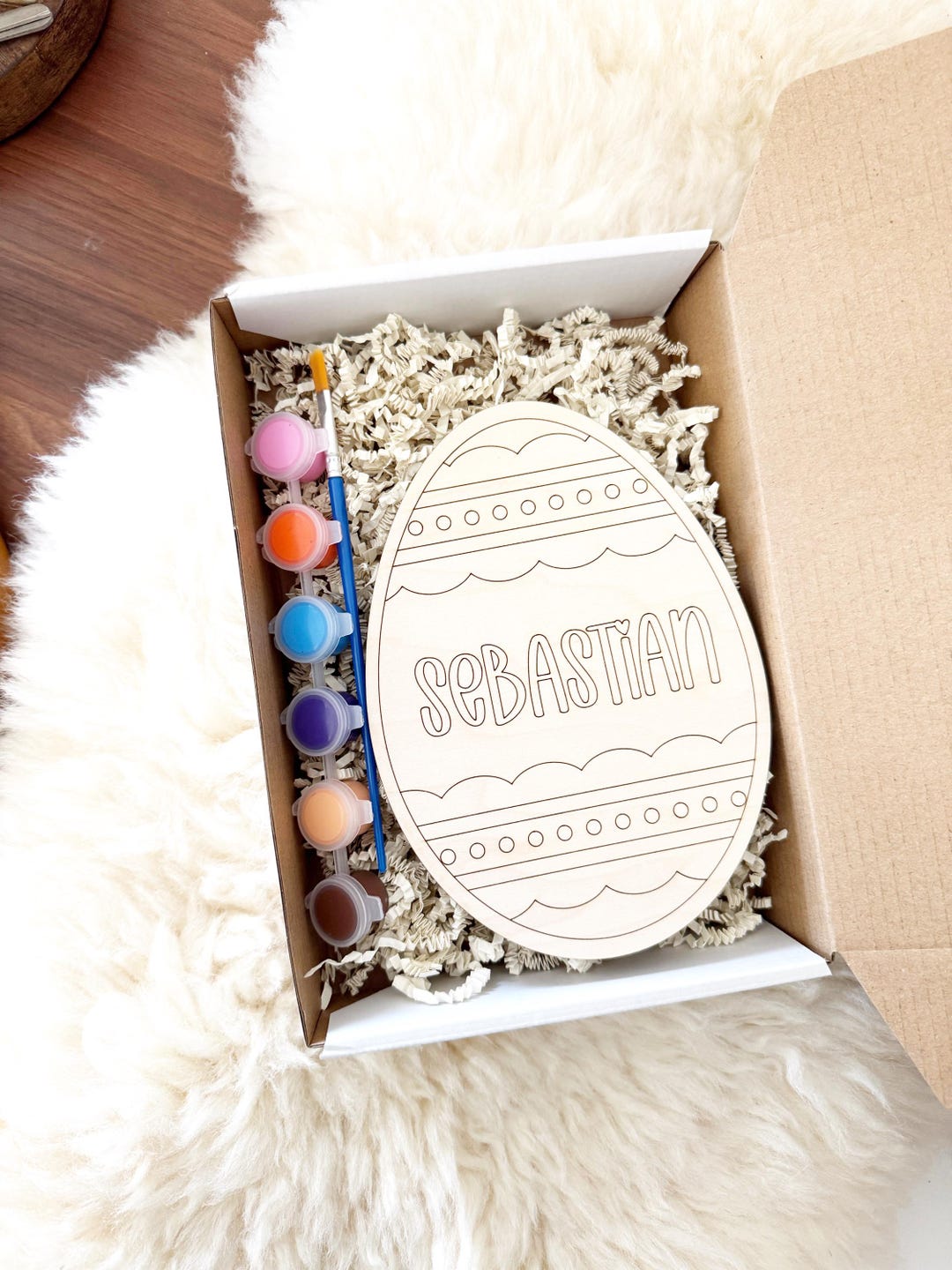 Personalized Easter Egg Paint Kit, Easter Craft Kit, DIY Easter Craft ...