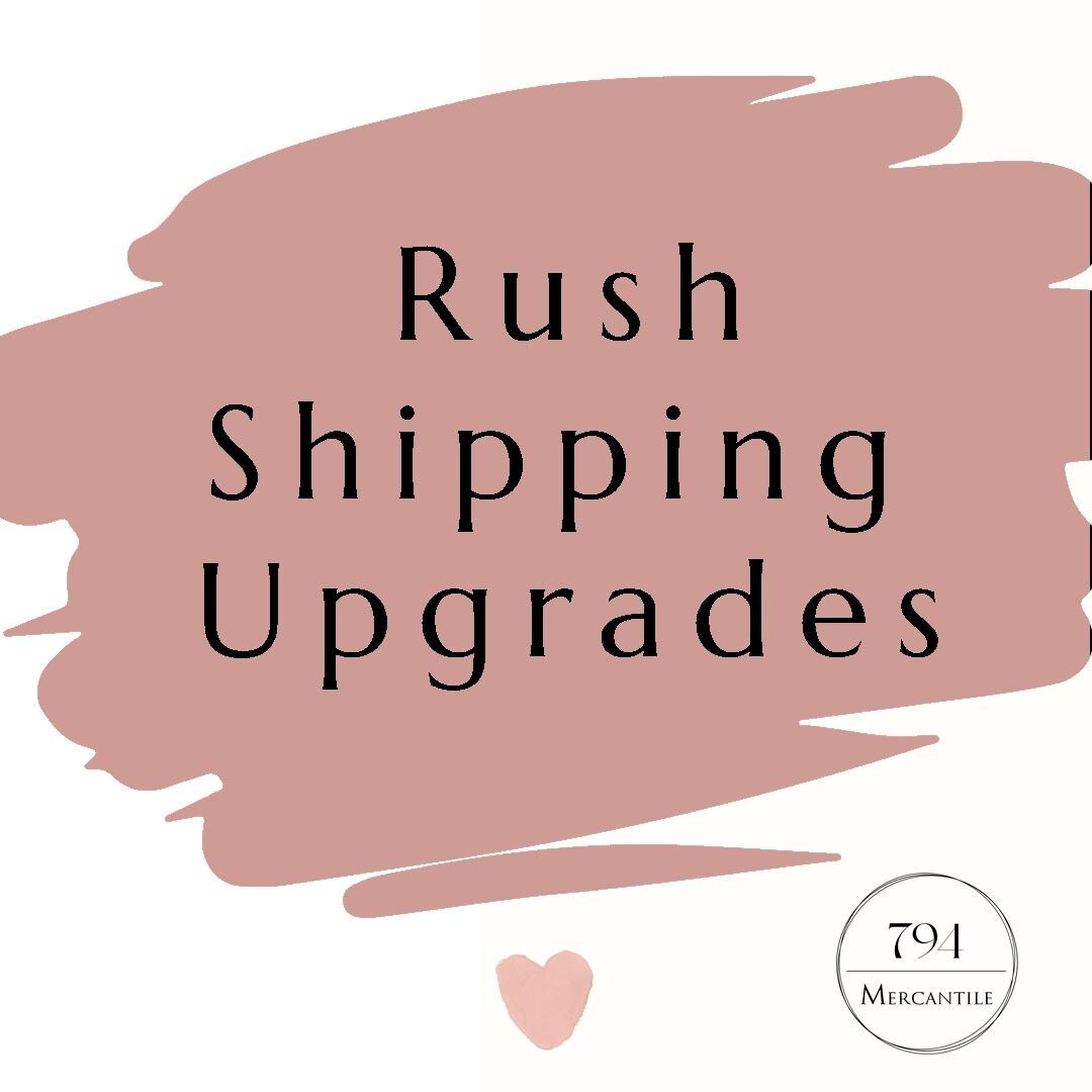 Rush Shipping Upgrades - Etsy