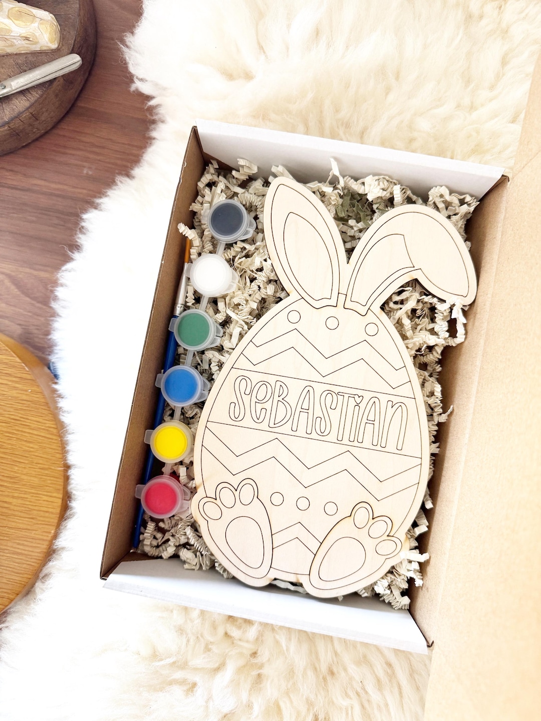 Personalized Easter Egg Paint Kit, Easter Craft Kit, DIY Easter Craft ...