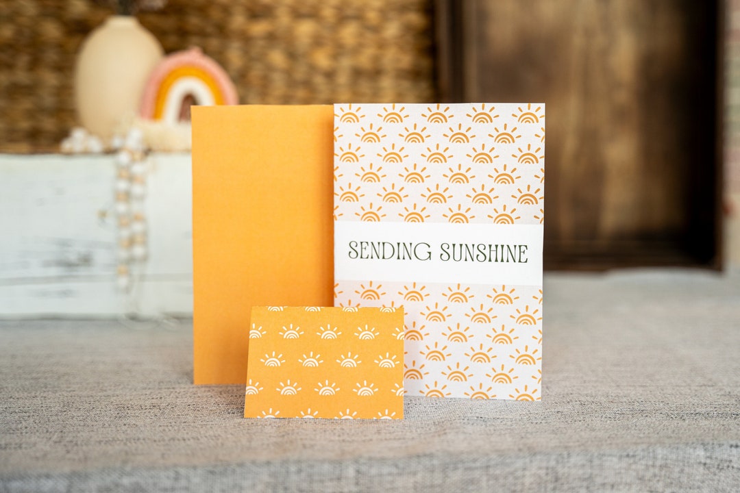 Printable Sending Sunshine Card Set to Cheer and Lift a Friend or Loved ...