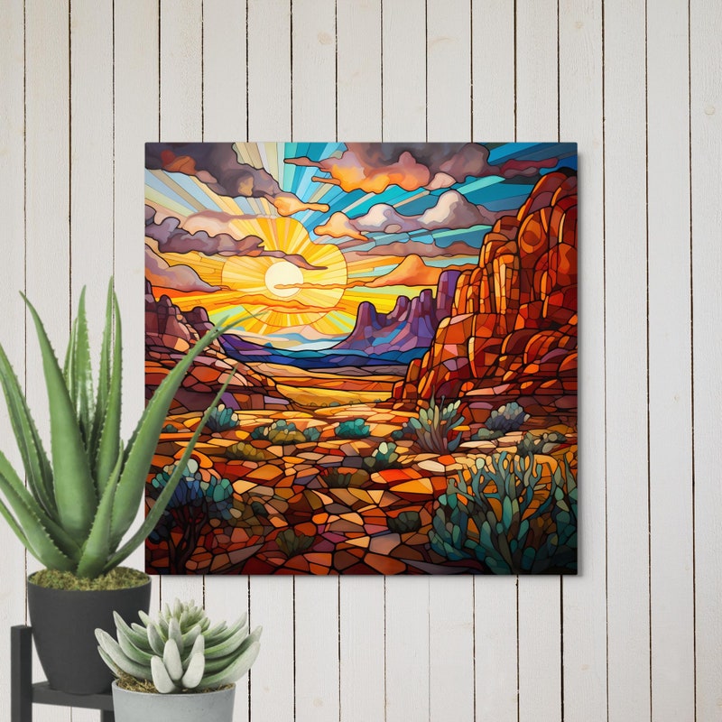 Southwest Sunset - Etsy