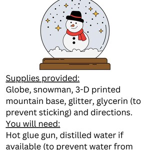 DIY Snow Globe Kit Snowman Craft Kit for Kids Glitter and Snowman Snow ...