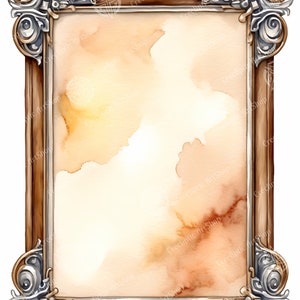 10 Elegant Digital Wooden Frame Patterns Set 02 - Etsy