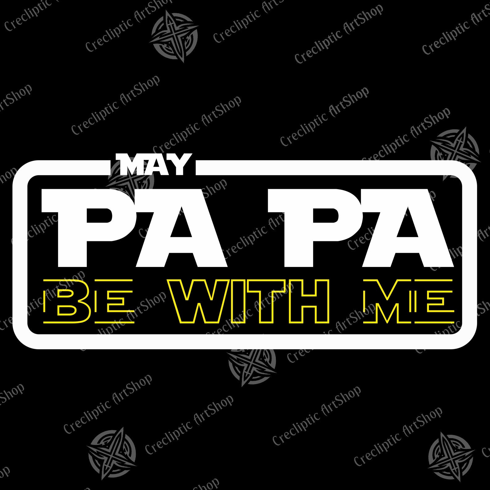 15 Father's Day / Daddy Birthday Clipart - May PAPA Be With ME - Etsy