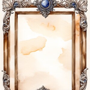 10 Elegant Digital Wooden Frame Patterns Set 02 - Etsy