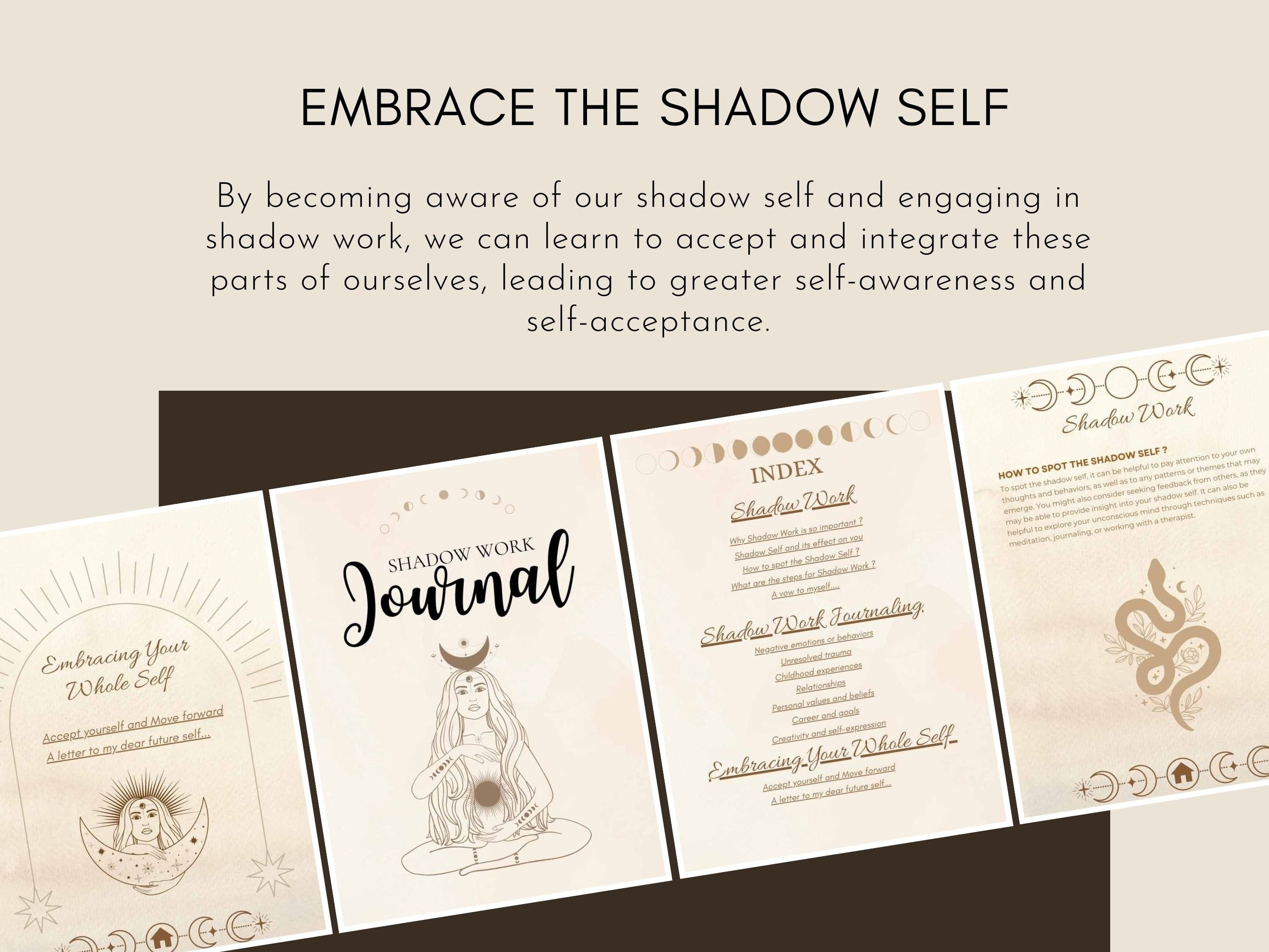 Printable Shadow Work Journal | Printable Spiritual Planner | Shadow ...